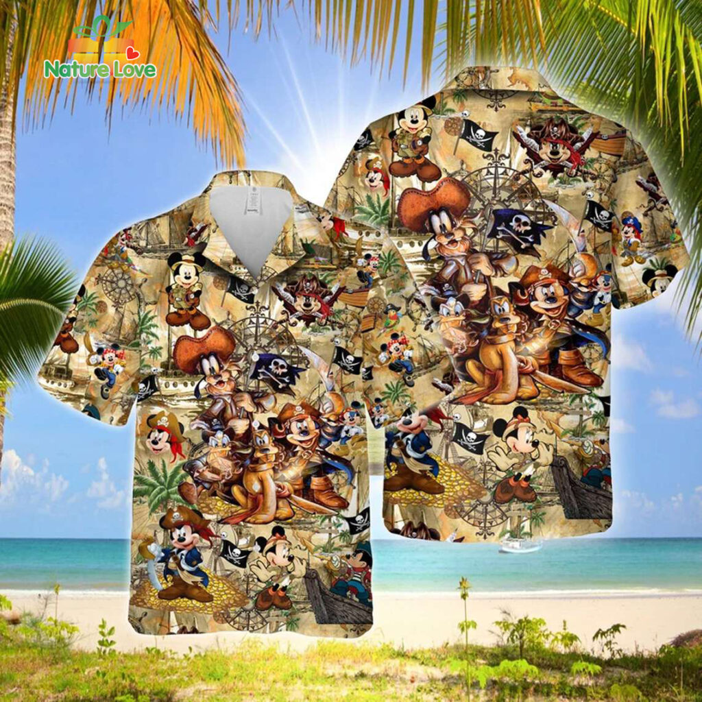 Disney Inspired Mickey Mouse Hawaiian Shirt Disney's Gift For Fans ...
