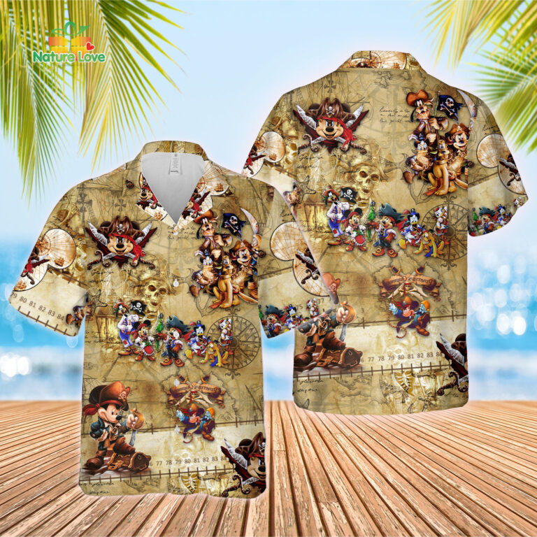 Mickey And Minnie Hawaiian Shirt, Mickey And Friends Summer Beach Shirt ...