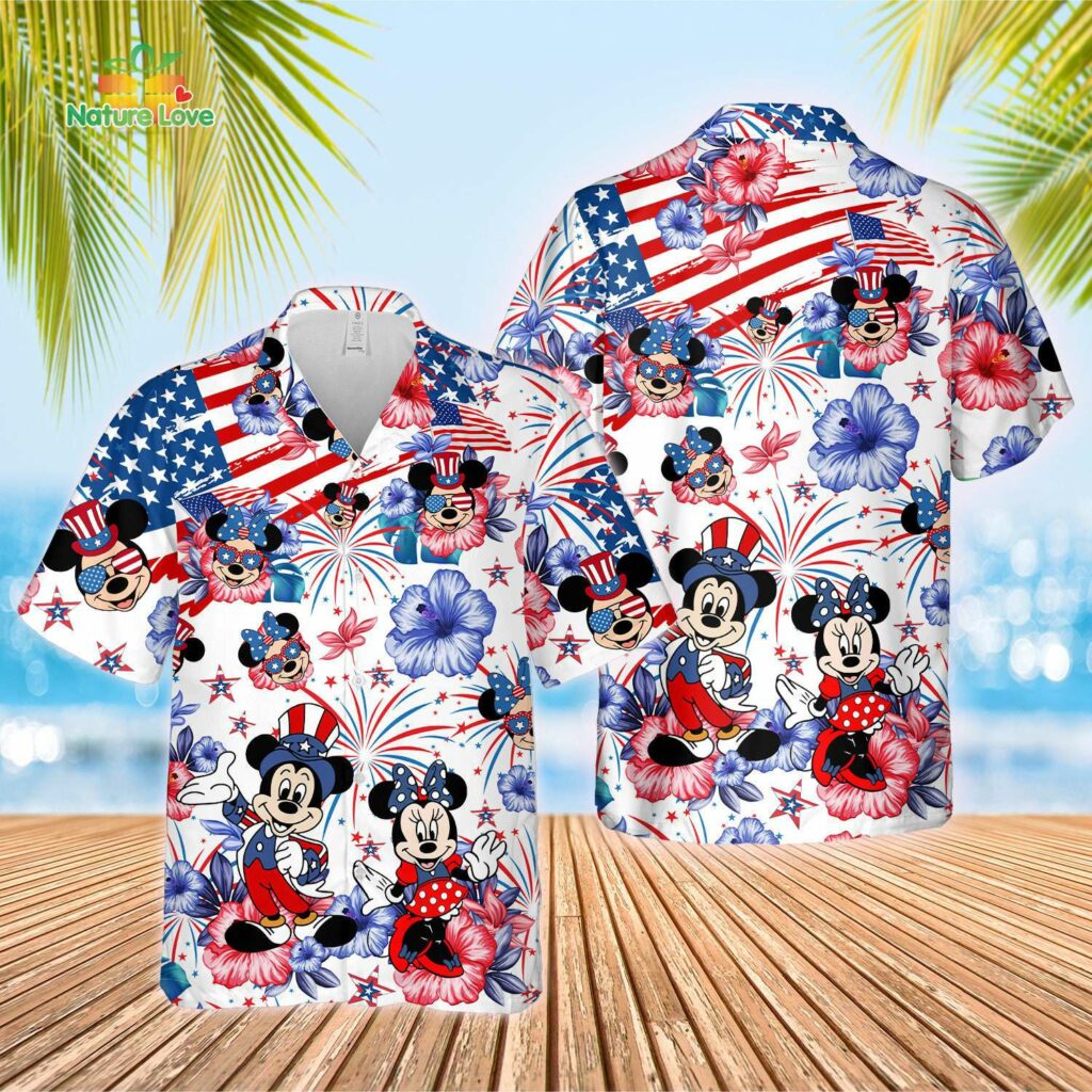 Disney Inspired Mickey Mouse Hawaiian Shirt Disney's Gift for Fans ...