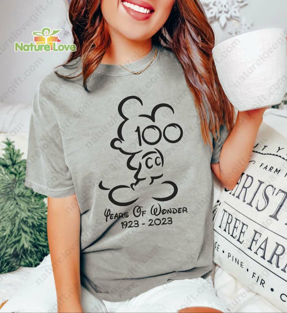 Mickey Mouse Anniversary 100th Disney 100 Years Of Wonder Shirt ...