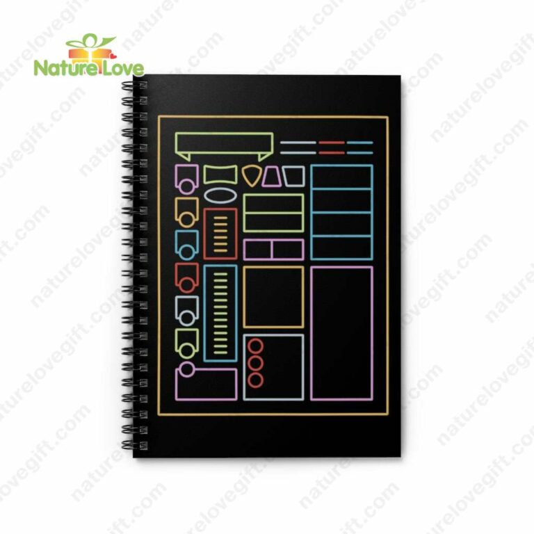 Character Sheet DnD Notebook Dungeons And Dragons Gift - Unique Gifts ...