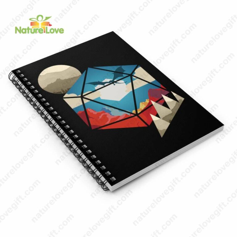 D20 World DnD Notebook DnD Dungeons And Dragons Gift - Unique Gifts For ...