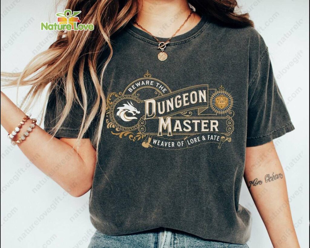Dungeon Master Shirt DnD Dungeons and Dragons DM Gift - The best gifts ...