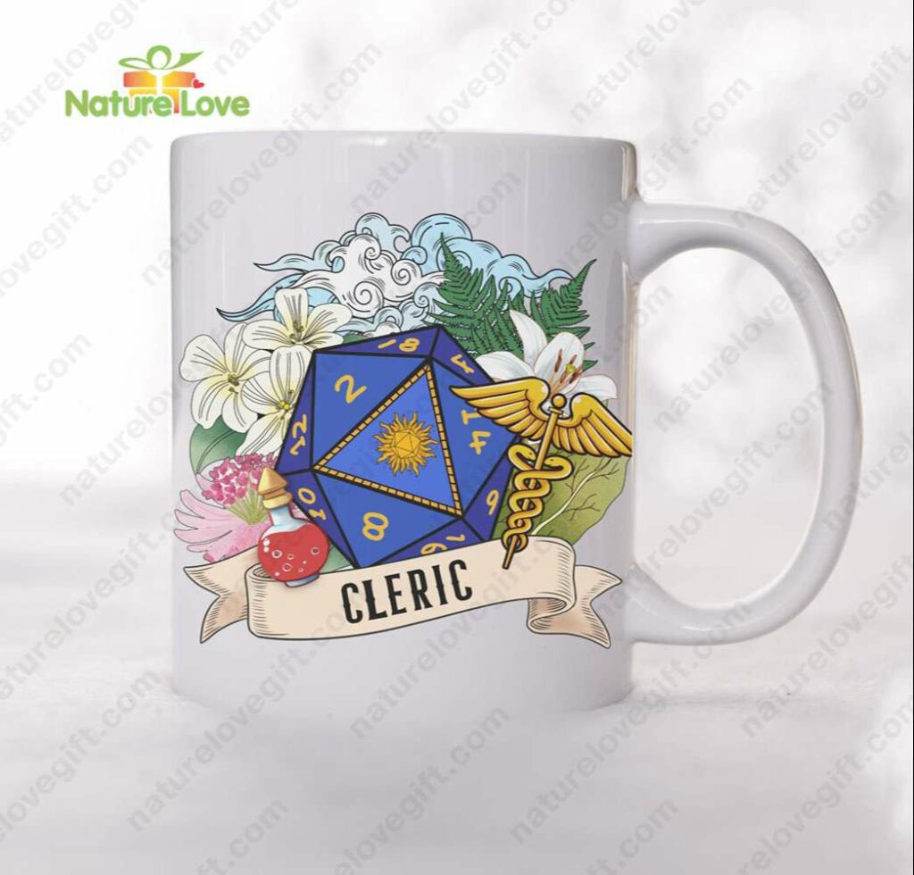 DND Cleric Healing Word Mug DnD Dungeons and Dragons Gift - Unique Gifts for Every Occasion
