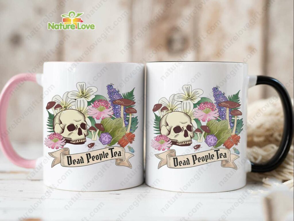 Dead People Tea Caduceus Clay Mug DnD Dungeons And Dragons Gift ...