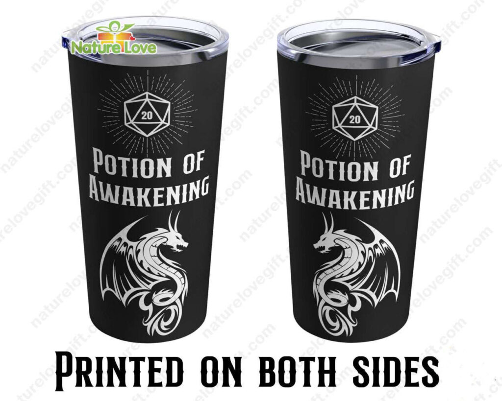 DND Potion Of Awakening Tumbler DnD Dungeons And Dragons Gift - Unique ...