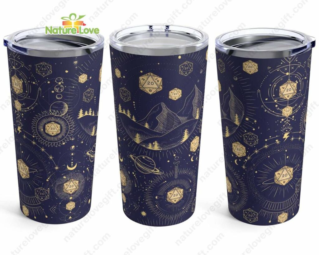 Celestial Moon Dice Tumbler DnD Dungeons And Dragons DM Gift - Unique ...