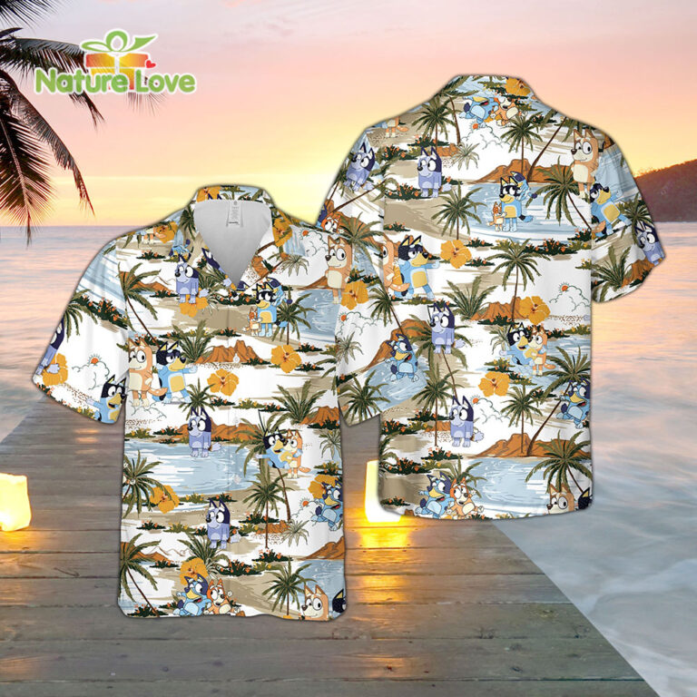 10 Playful Bluey Hawaiian Shirt That Unleash Tropical Fun