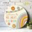 Boho Rainbow Custom Name Teacher Door Sign 3D Wooden Hanger For ...