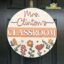 Wildflower Custom Teacher Door Sign Wooden Classroom Door Hanger Back ...