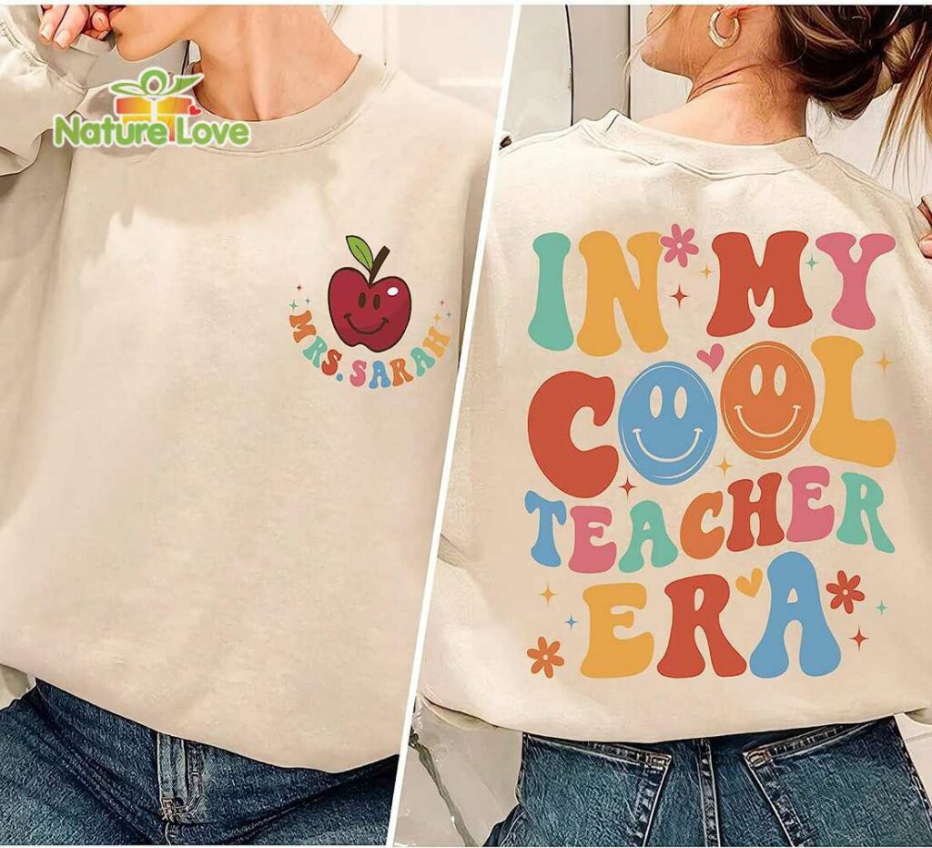 Personalized In My Cool Teacher Era Shirt Back To School Gift - Unique ...
