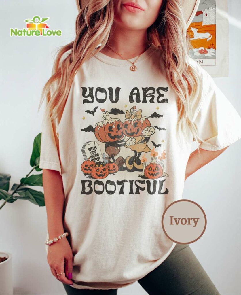 Vintage Mickey & Minnie Mouse You Are Bootiful Shirt - Disneyland ...