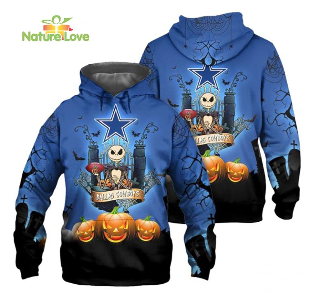 Dallas Cowboys Jack Skellington Nightmare Before Christmas Halloween ...