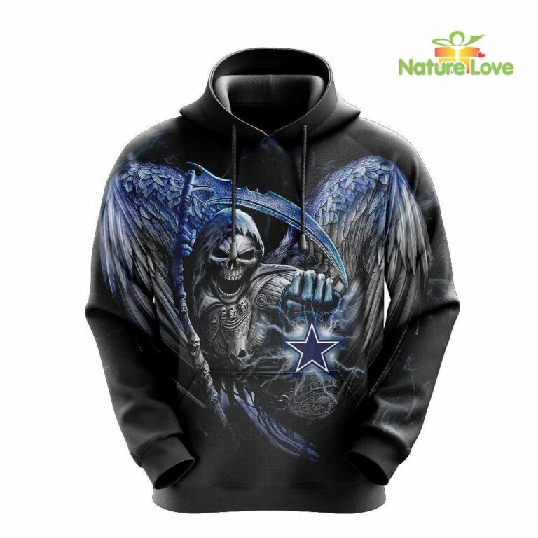 Dallas Cowboys Baby Yoda Holding Football NFL Hoodie Gifts For Fans ...