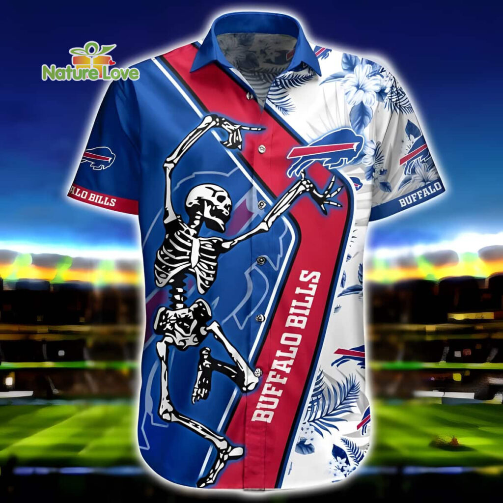 Buffalo Bills Dancing Skeleton Hawaiian Shirt NFL Gift - Unique Gifts ...