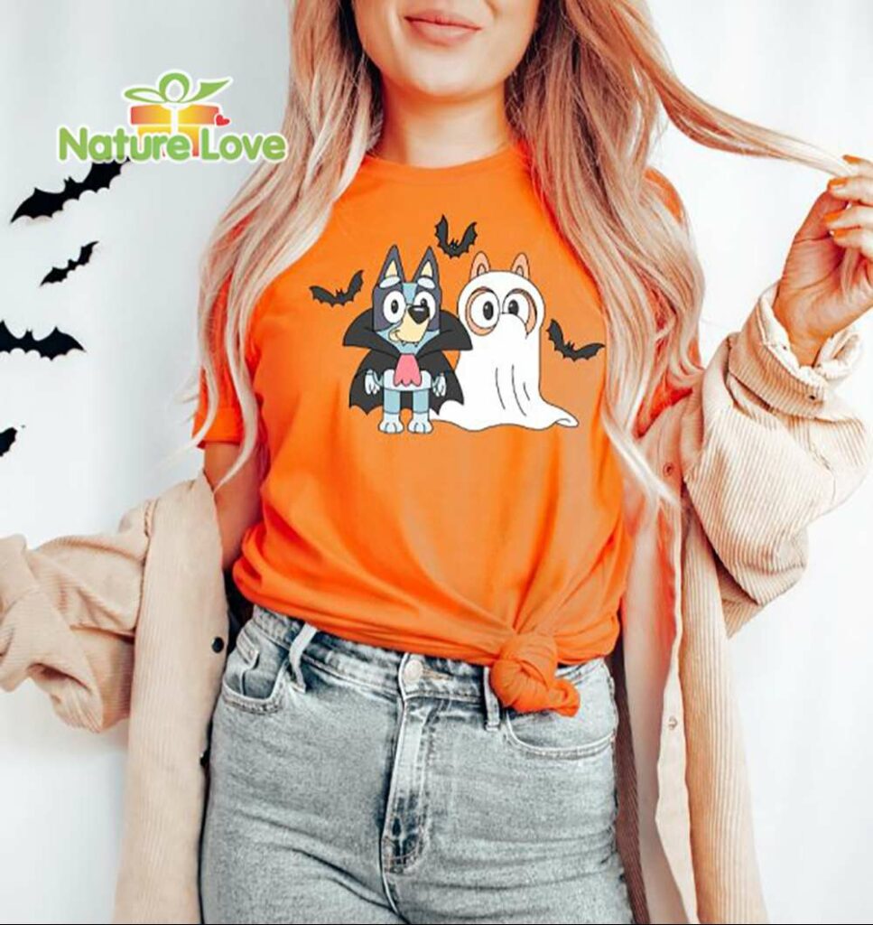 Boo Bandit Dracula Bluey Halloween Shirt Spooky Season Bluey Halloween ...