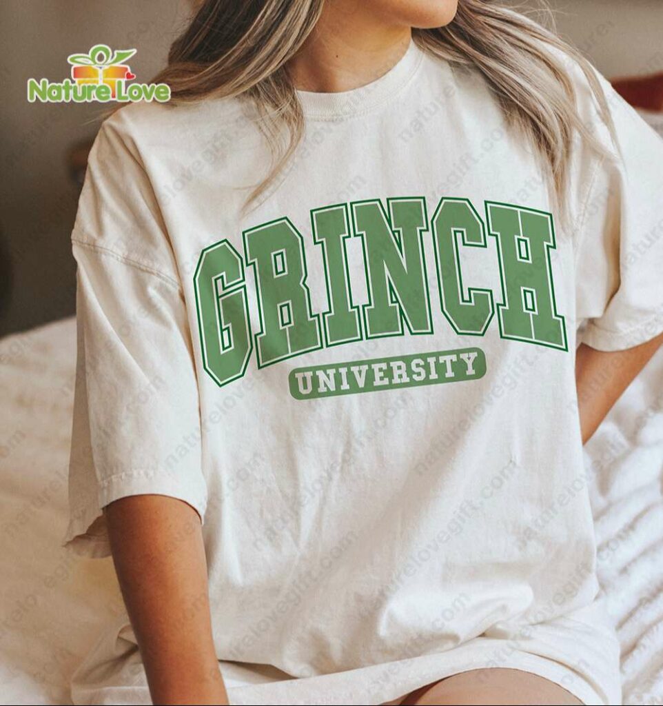 Grinch University Merry Grinchmas Christmas Sweatshirt Winter Xmas ...