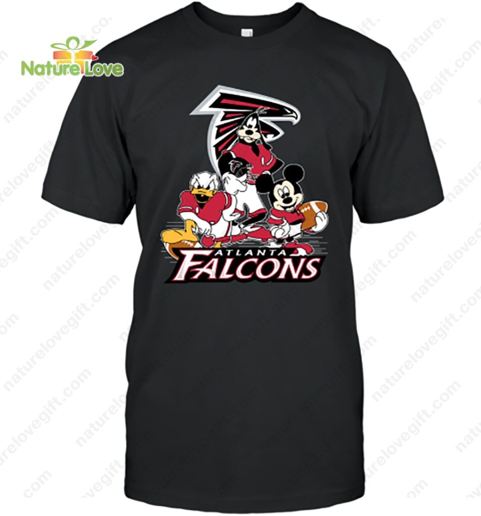 Mickey Friends Atlanta Falcons Tee Disney Inspired Game Day Football ...