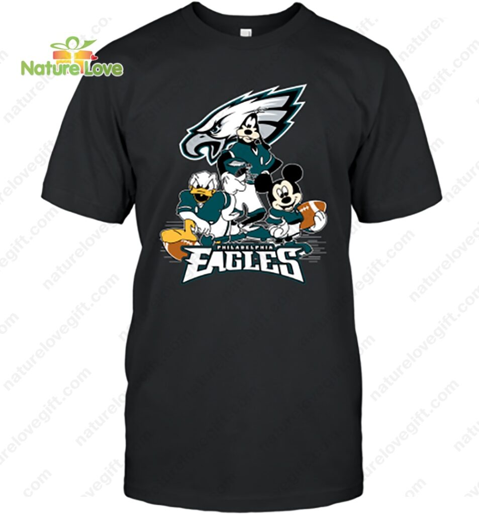 Mickey Friends Philadelphia Eagles Tee Disney Inspired Game Day ...