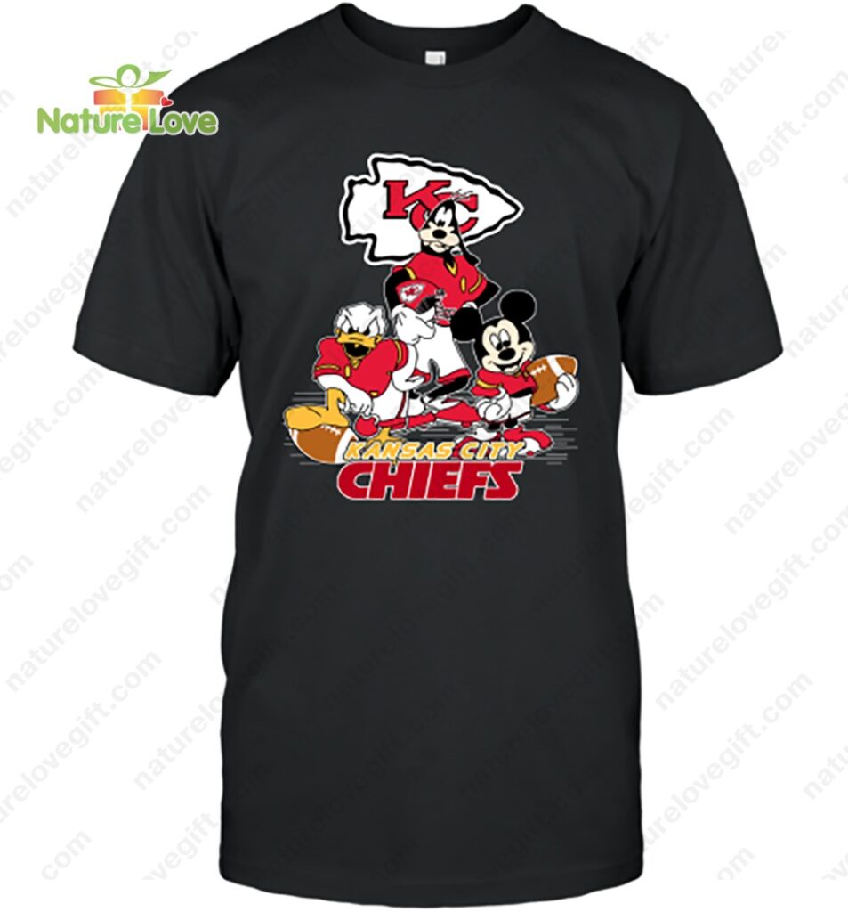 Mickey Mouse and Friends Kansas City Chiefs Game Day Football Shirt ...