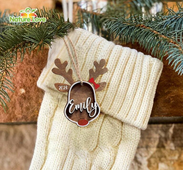 Custom Name Family Rudolph The Red Nosed Reindeer Christmas Ornament ...