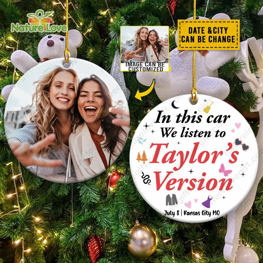 Personalized Picture Taylors Version Ceramic Ornament Christmas Gift ...