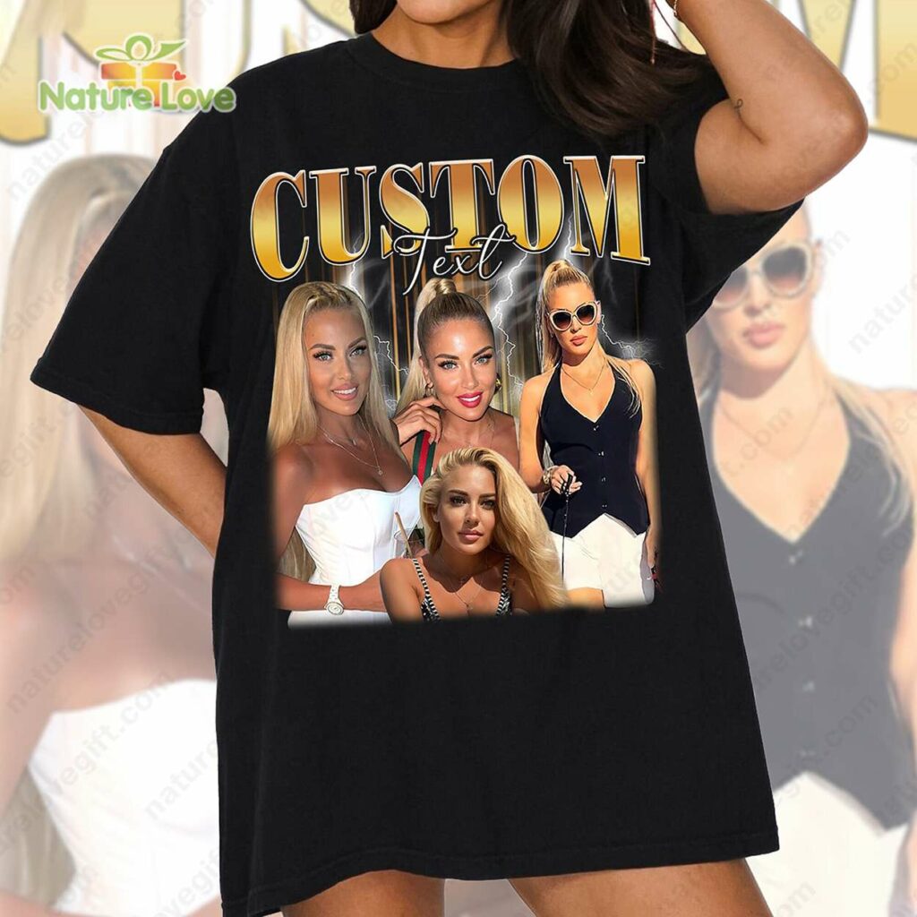 Custom Bootleg Shirt With Girlfriend Face Rap Tee Couple Gift - Unique ...