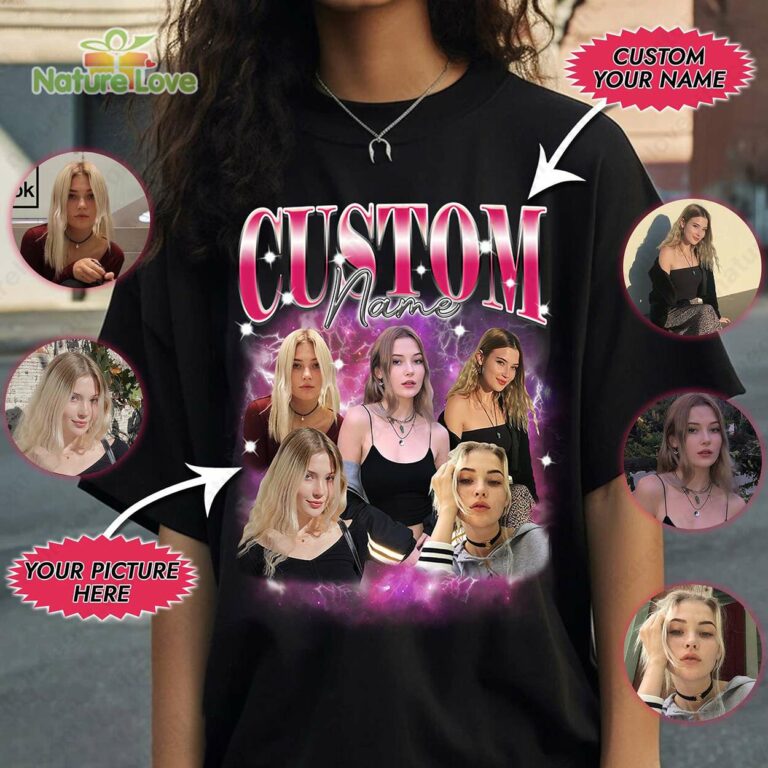 Custom Your Own Bootleg Rapper Tee With Photo Vintage Graphic 90s Shirt ...