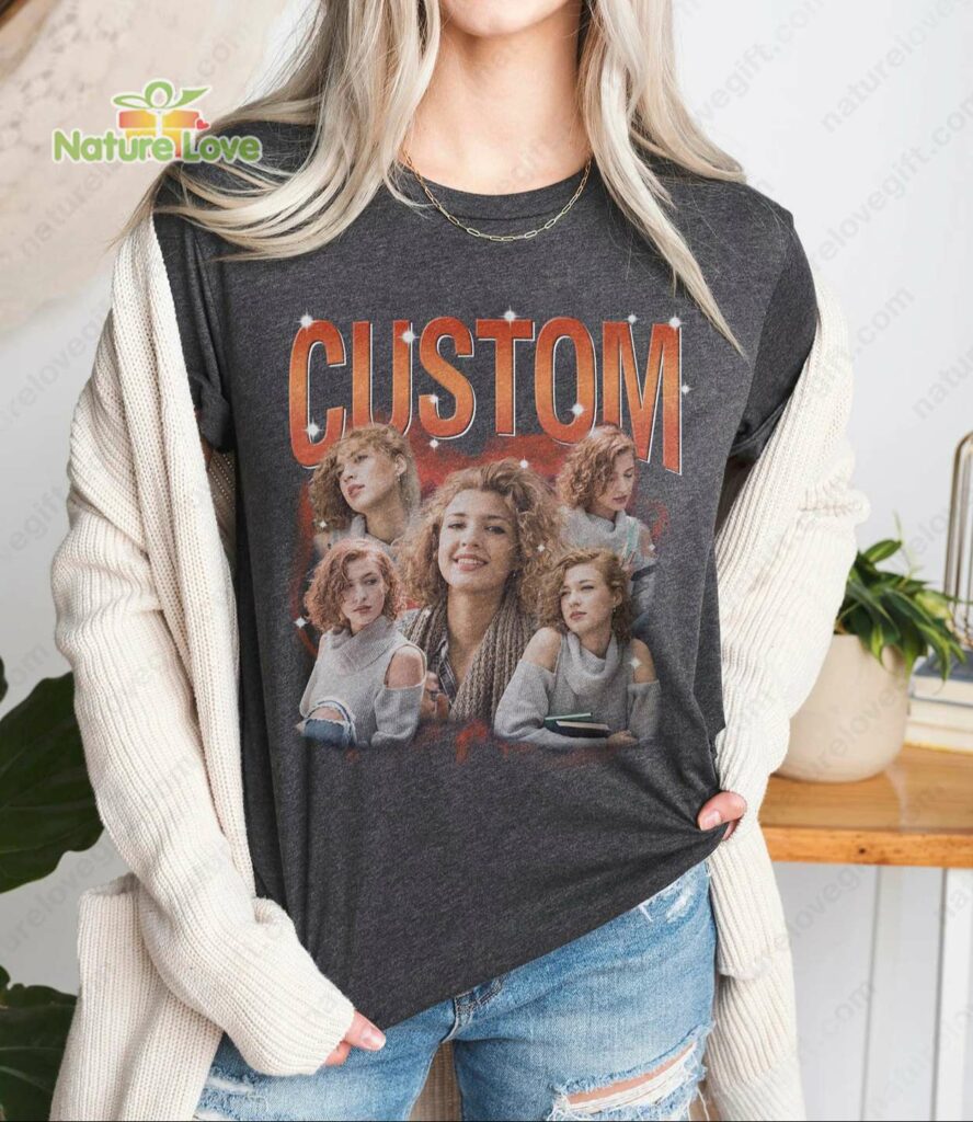 Custom T Shirt With Girlfriends Face Vintage 90s Bootleg Rap Tee ...