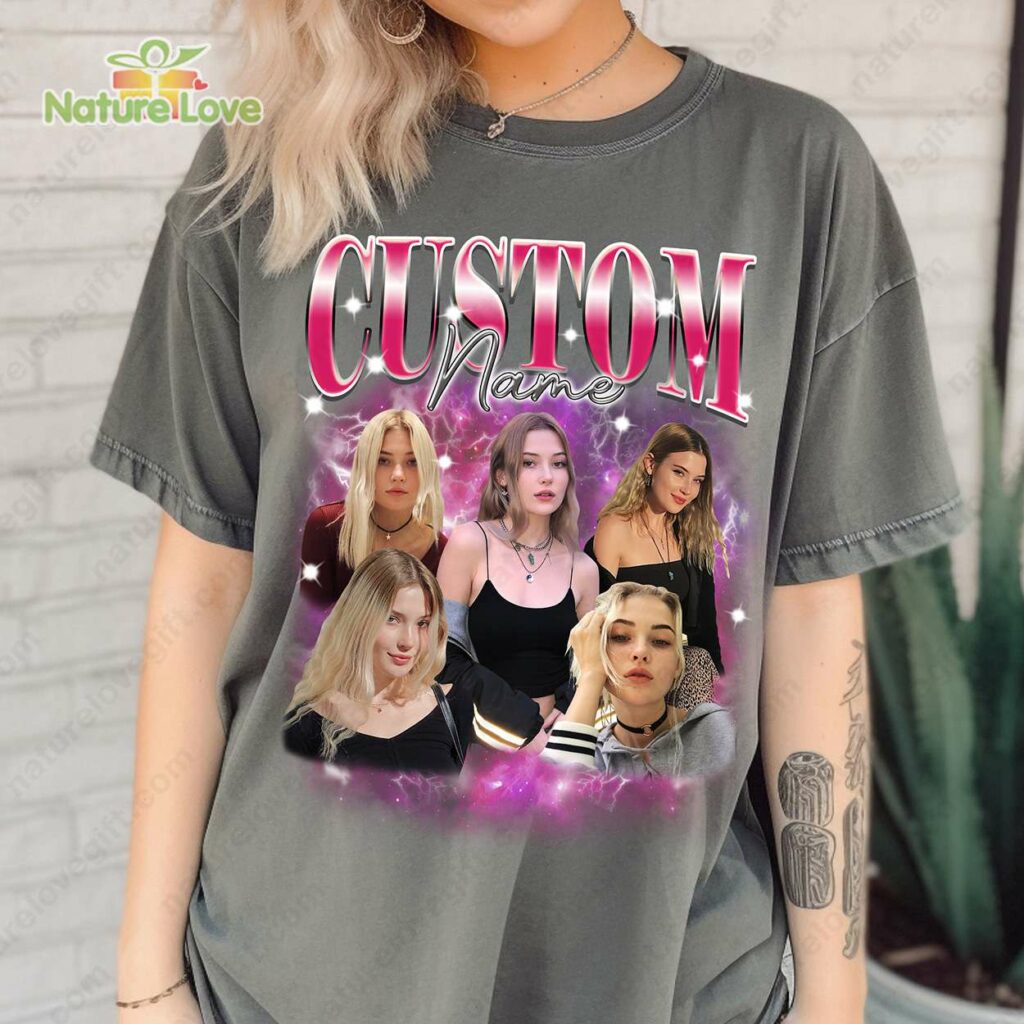 Custom Your Own Bootleg Rapper Tee With Photo Vintage Graphic 90s Shirt ...