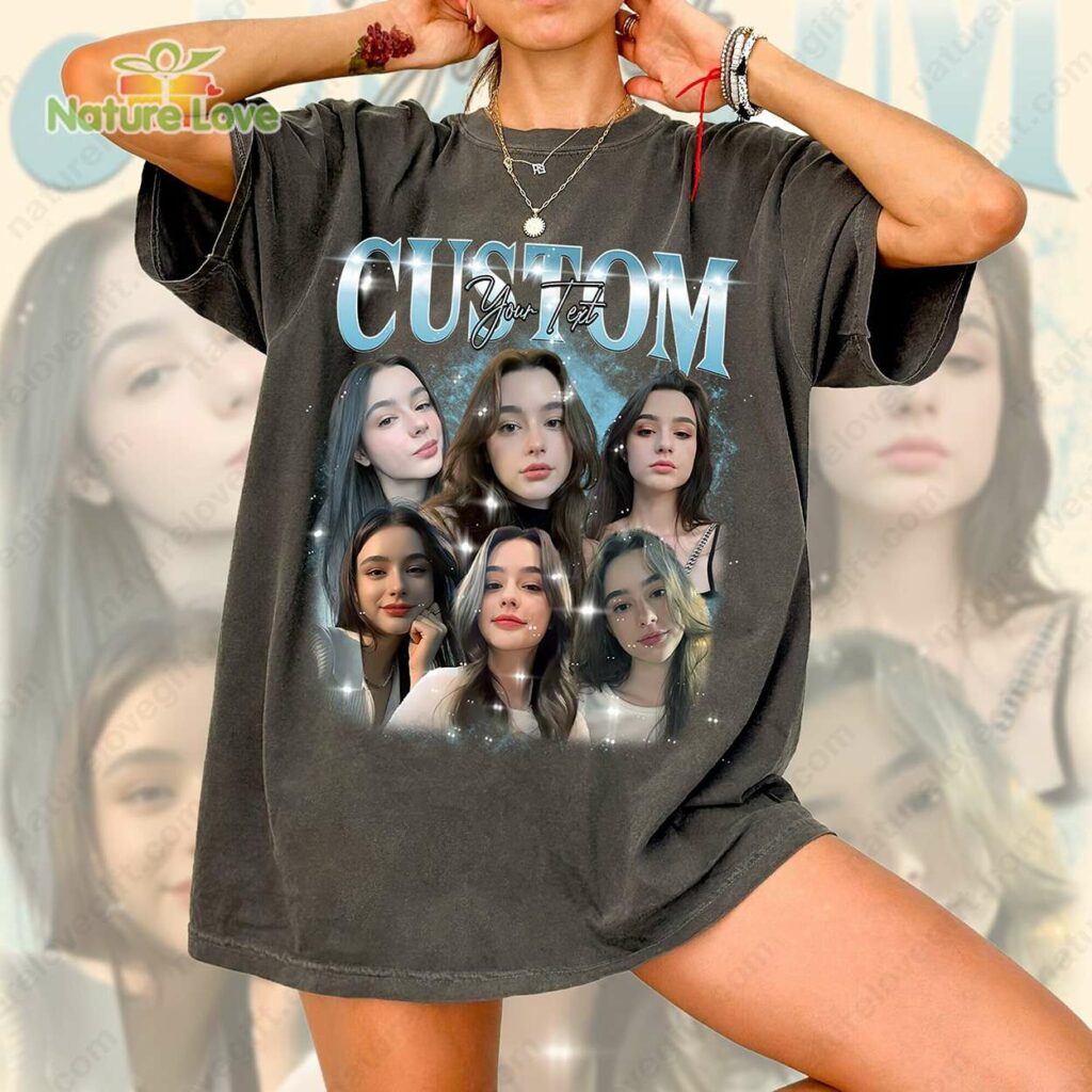 Custom Bootleg Shirt With Girlfriend Face Rap Tee Couple Gift - The ...