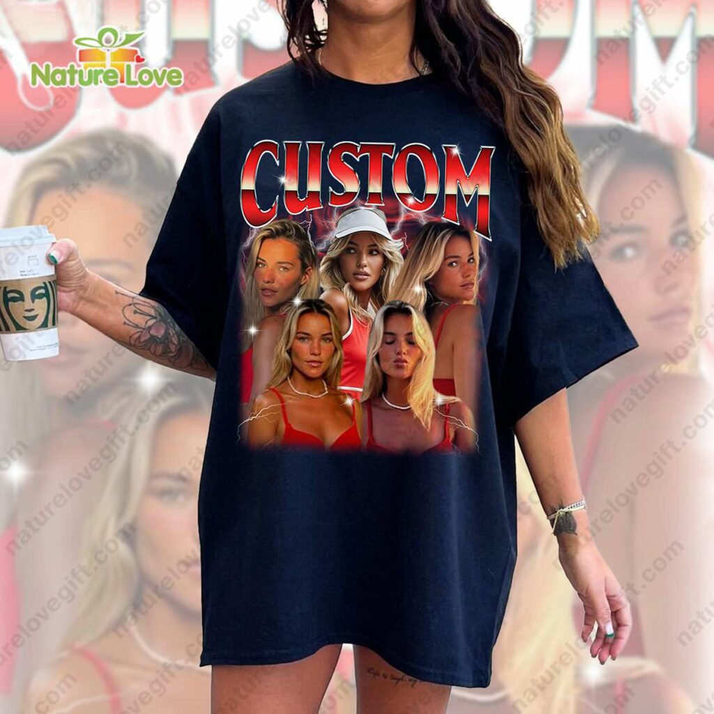 Custom Photo Bootleg Rap Tee With Face Vintage Shirt For Girlfriend ...