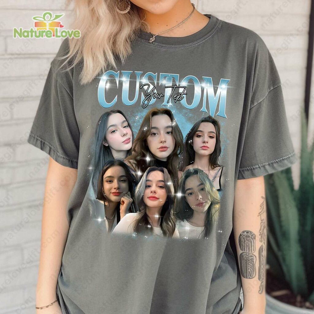 Custom Photo Shirt For Boyfriend From Girlfriends Face Rap Tee - Unique ...