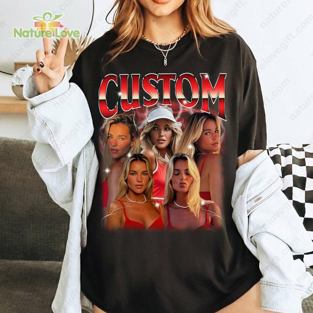 Custom Photo Bootleg Rap Tee With Face Vintage Shirt For Girlfriend ...