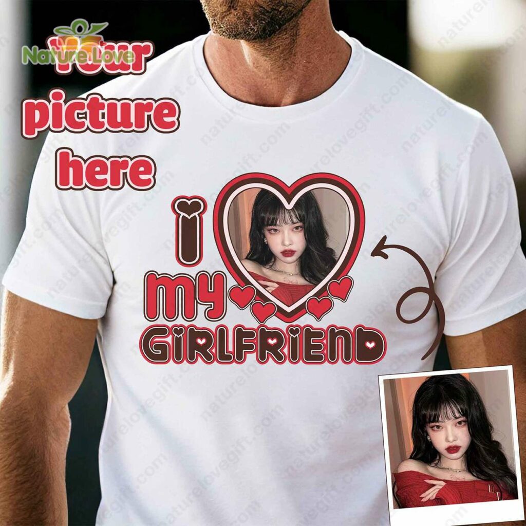 Custom Bootleg Shirt With Girlfriend Face Rap Tee Couple Gift - Unique ...