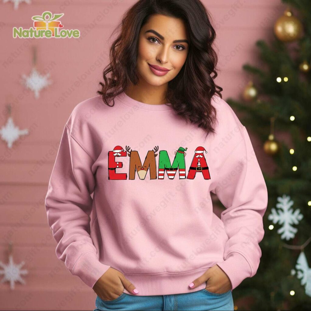 Personalized Matching Family Shirt Christmas Outfit Gift for Mom Dad ...