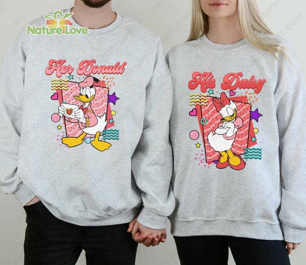 Donald Daisy Duck Couple Matching Shirt Gift For Valentine's Day ...