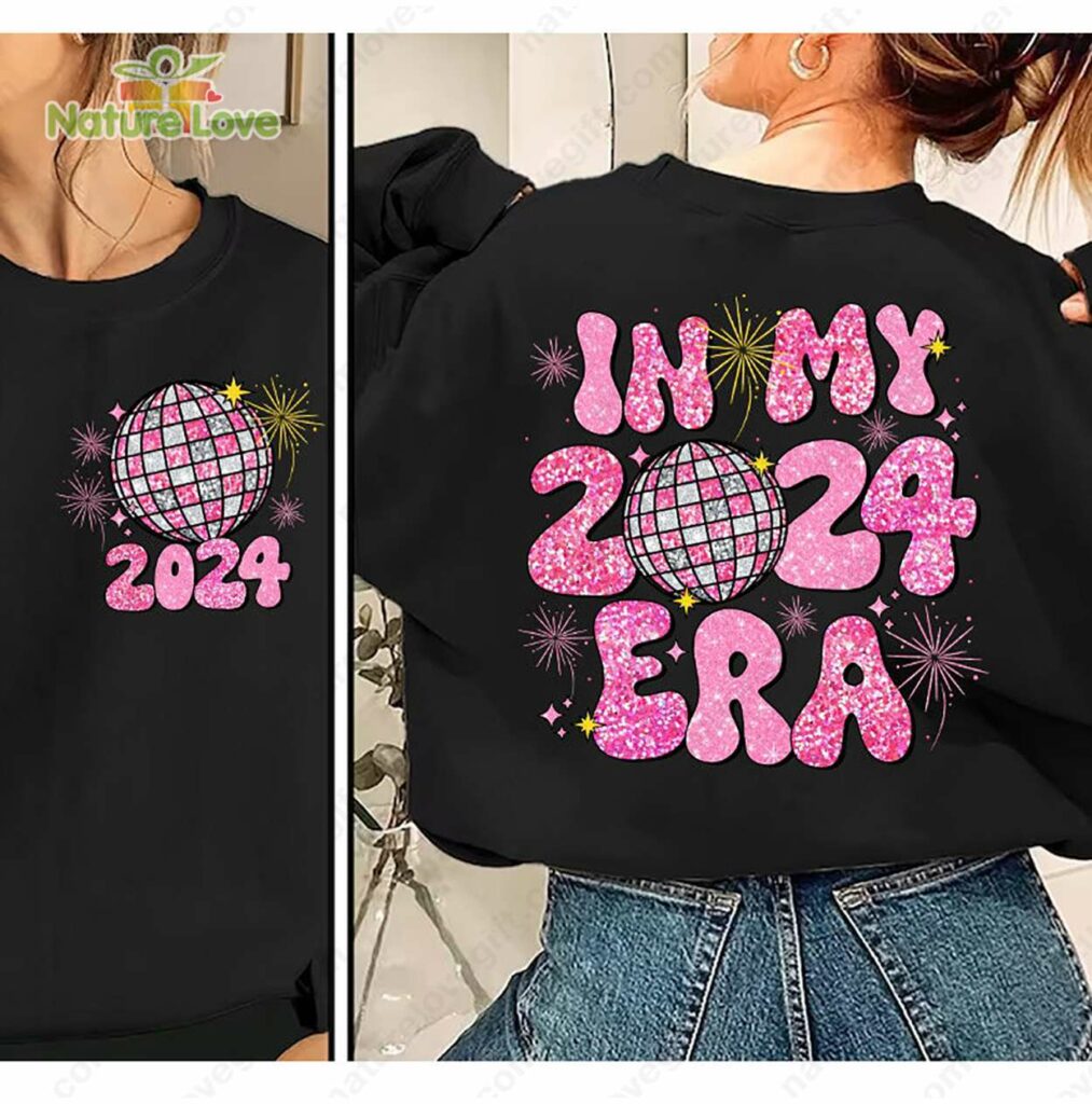 In My 2024 Era Glitter New Year Shirt Boujee Bougie Holiday Gift ...
