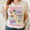Bluey XOXO Valentine Shirt Bandit and Chilli Couple Gift - The best ...