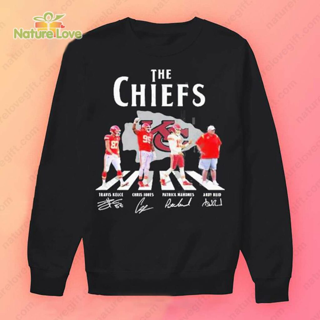 Beatles Abbey Road Kansas City Chiefs Football Shirt For Fans - Unique ...