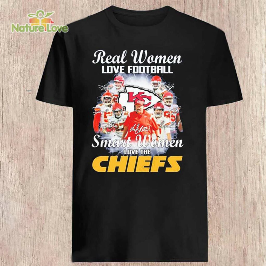 Real Women Love Kansas City Chiefs Football Team Shirt NFL Gift ...