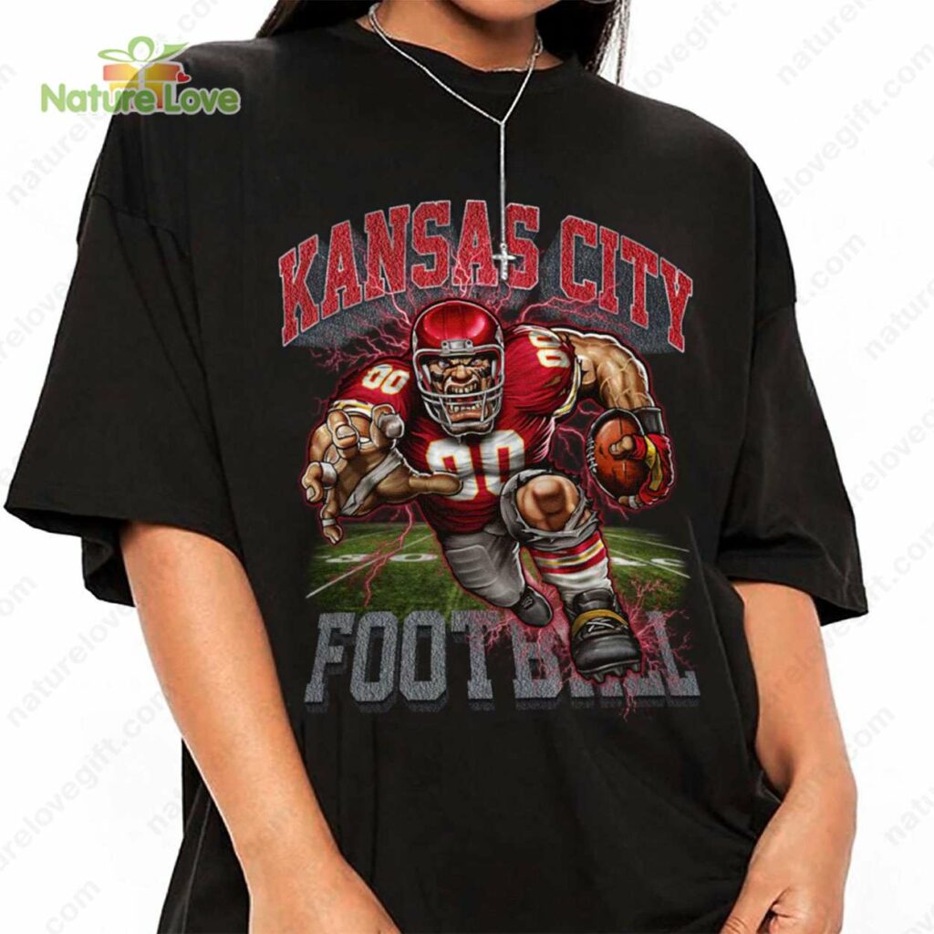 KC Wolf Mascot Kansas City Chiefs Shirt Vintage Bootleg Style - The ...