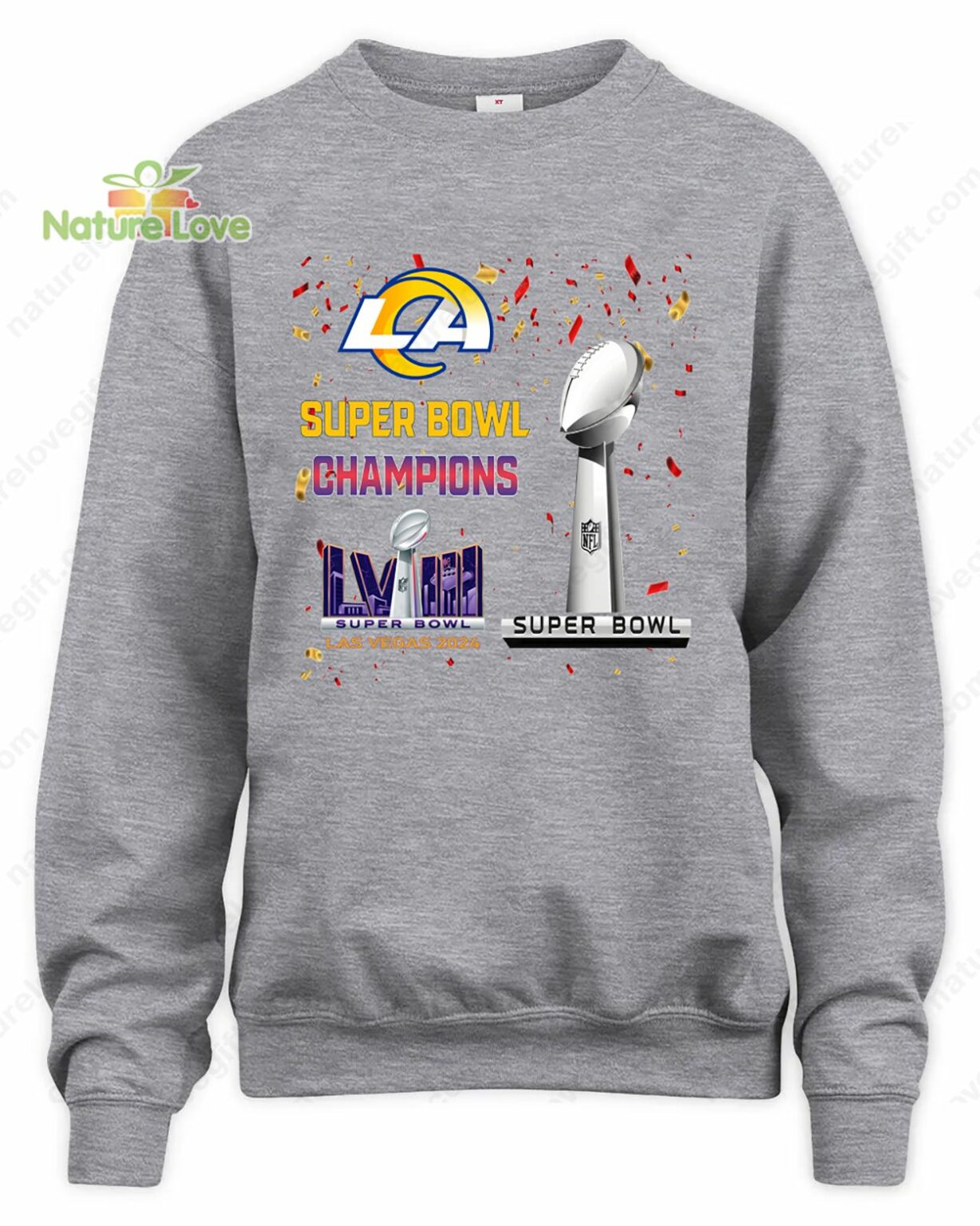 Los Angeles Rams Super Bowl LVIII 2024 Las Vegas Champions Shirt ...