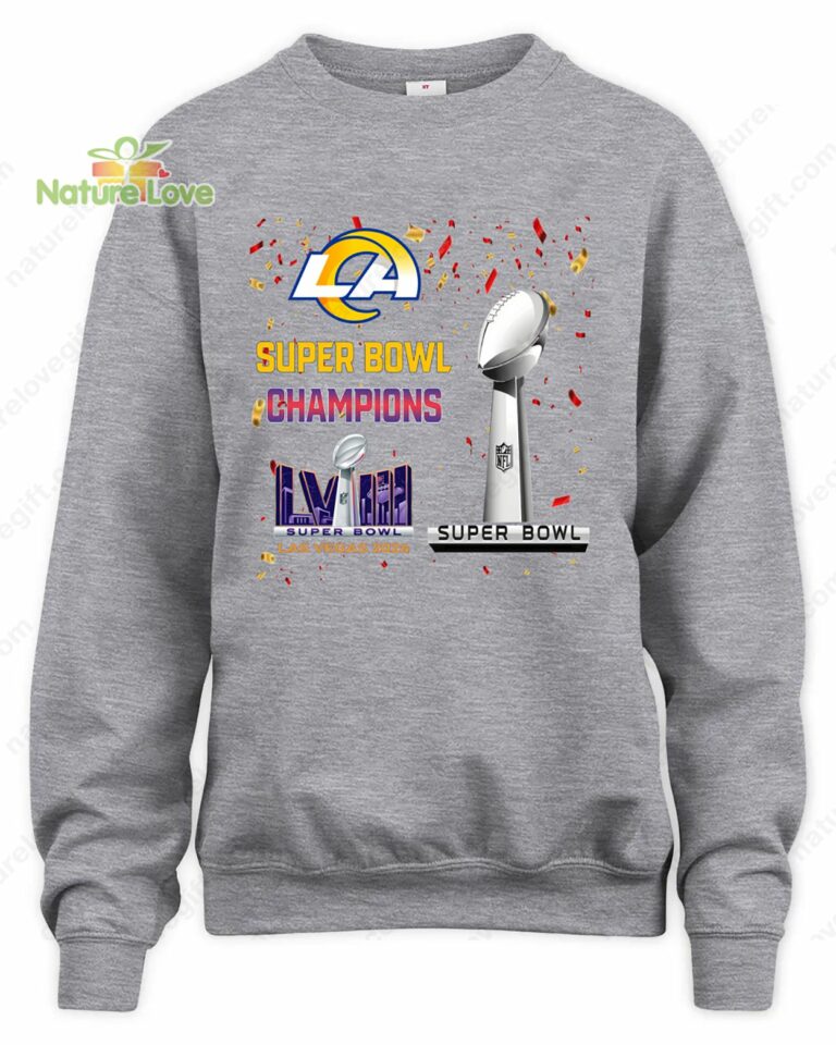 Los Angeles Rams Super Bowl LVIII 2024 Las Vegas Champions Shirt - Unique Gifts for Every Occasion