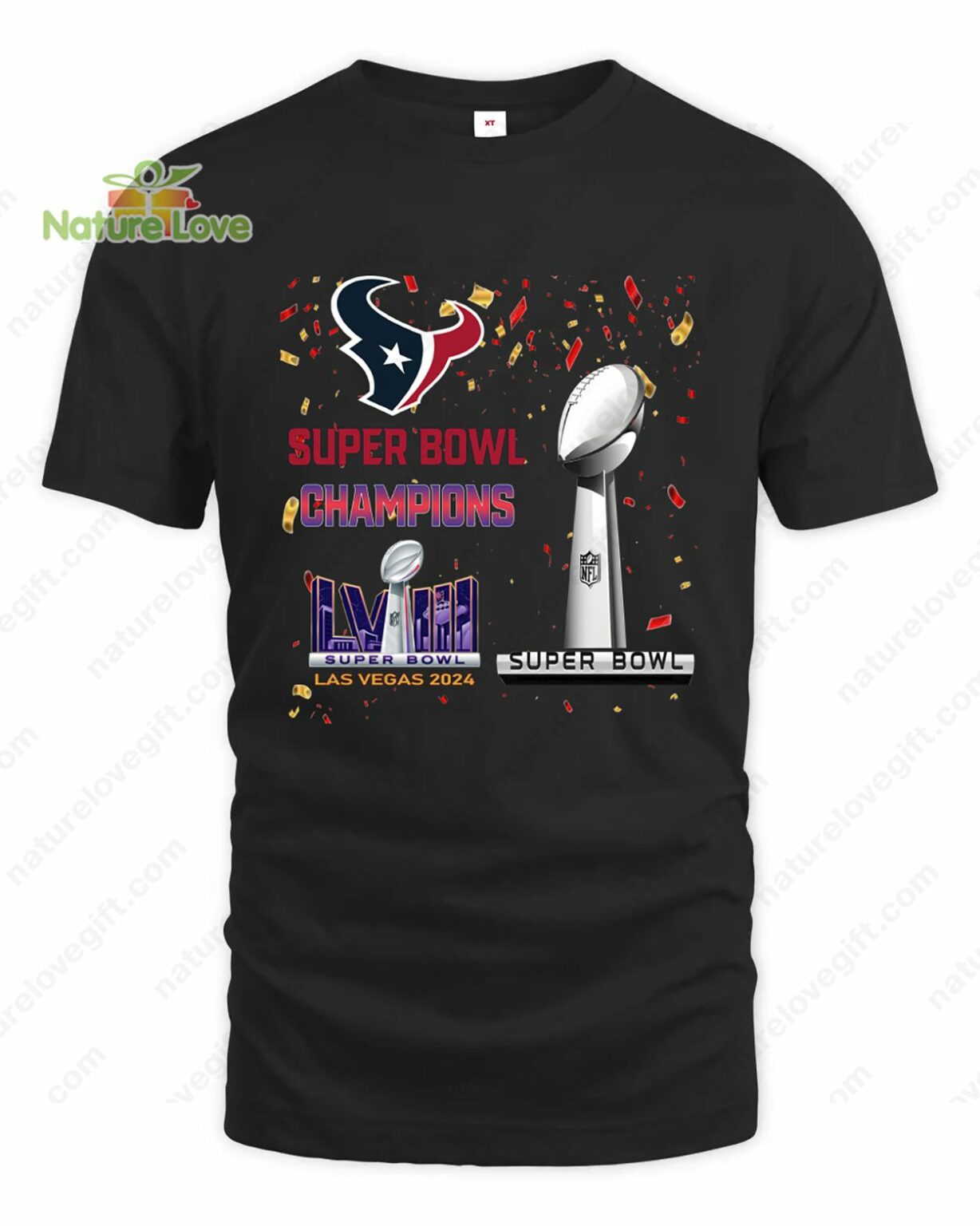 Houston Texans Super Bowl LVIII 2024 Las Vegas Champions Shirt - The ...