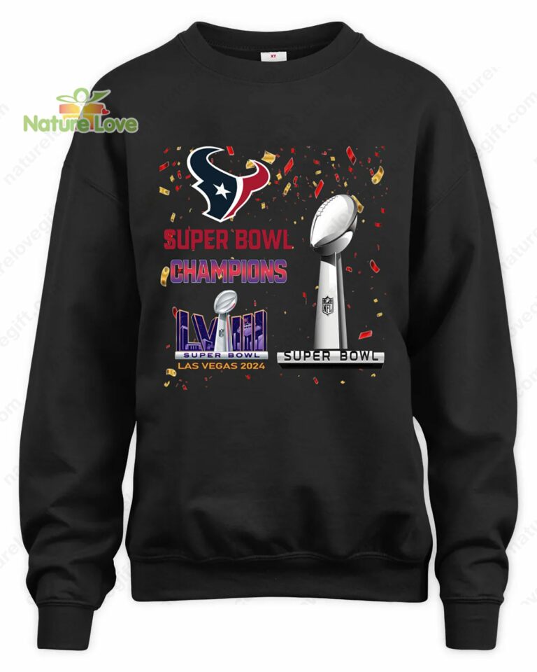 Houston Texans Super Bowl LVIII 2024 Las Vegas Champions Shirt - Unique ...