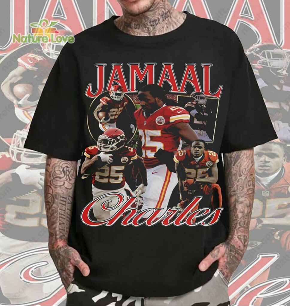 Vintage 90s Graphic Jamaal Charles Tee Kansas City Chiefs Football ...