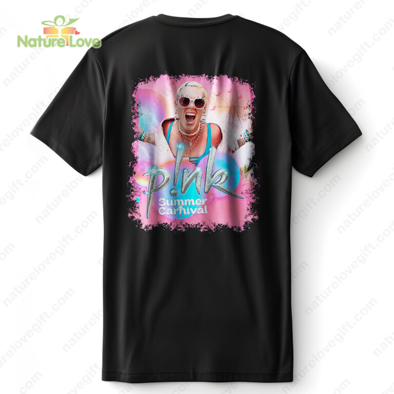 P!nk Pink Singer Tour Music Festival Shirt Concert Apparel Fans Gift ...