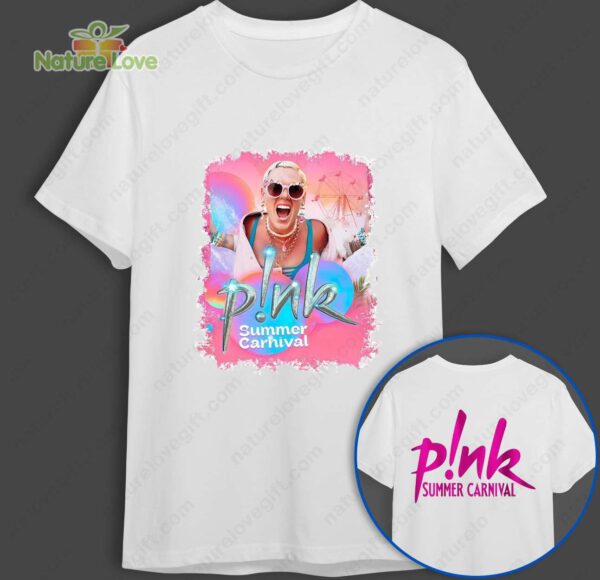 Pink Summer Carnival P!nk Shirt Concert Apparel Pinks Fan Lovers Gift ...