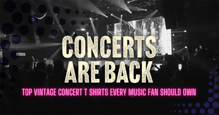 Top 11 Vintage Concert T Shirts Every Music Fan Should Own